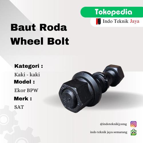 Jual BAUT RODA/WHEEL BOLT/BAUT RODA EKOR/BPW/10.9/SAT - Kota Semarang ...