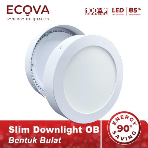 Jual lampu downlight Canopy led panel Ecova 12 Watt OB Outbow Tempel ...