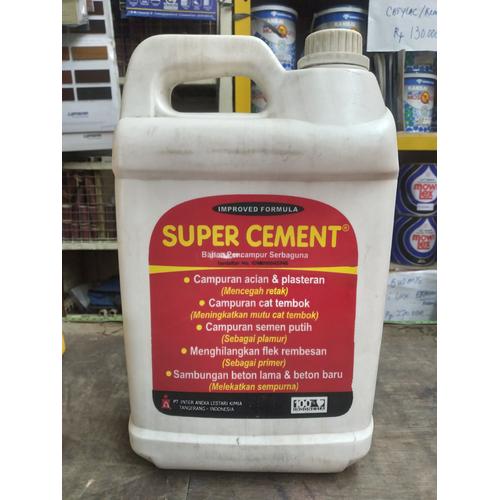 Jual Bahan penguat plester / acian / semen / beton Super Cement 5 kg ...