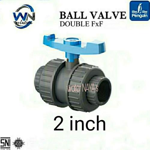 Jual Stop kran double union ball valve 2 inch Penguin - Kab. Wonogiri ...
