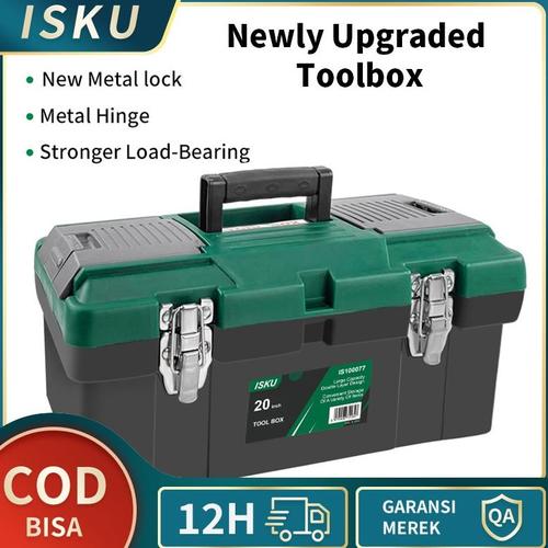 Jual Best ISKU Tool Box plastik 15/18/20 Inch Kotak Perkakas Toolbox ...