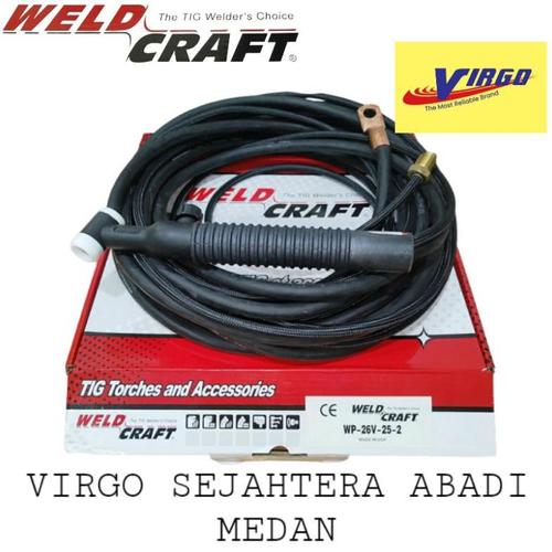 Jual Best WP-26V-25-2 TIG TORCH WP26 STANG LAS ARGON WP-26V WP 26 ...