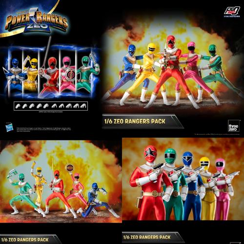 Jual Threezero 3Z0762 1/6 FigZero Power Rangers Zeo Rangers 5 Pack ...