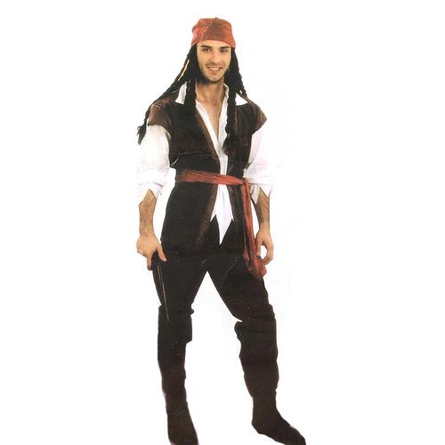 Jual kostum bajak laut pria dewasa / pirate jack masquerade costume ...