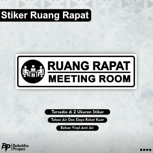 Jual Stiker Ruang Rapat / Stiker Ruang Meeting / Stiker Perkantoran ...