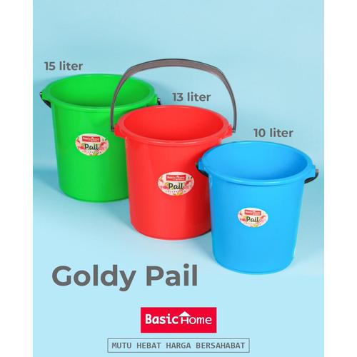 Jual Ember plastik Lion star basic home goldy 10 15 liter - 10 liter ...