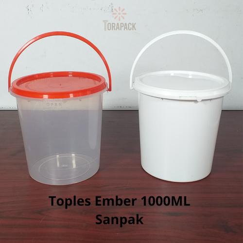Jual Toples ember plastik mini basket Thinwall bowl pail 1000ml-1 liter ...