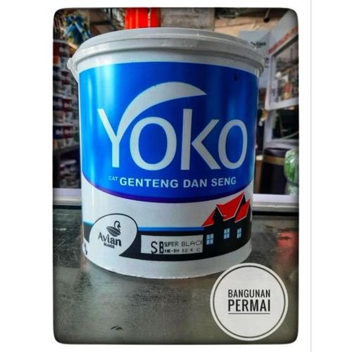 Jual ready.!! YOKO CAT GENTENG DAN SENG 4KG/YOKO ROOF PAINT/CAT GENTENG ...