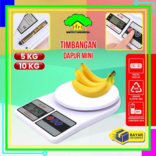 Promo MI-C965 Timbangan Dapur Digital SF-400 10Kg 5Kg Portable ...