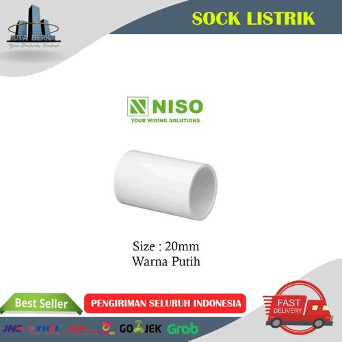 Jual SOCK PIPA LISTRIK 20MM / SAMBUNGAN PIPA LISTRIK NISO - Kota ...
