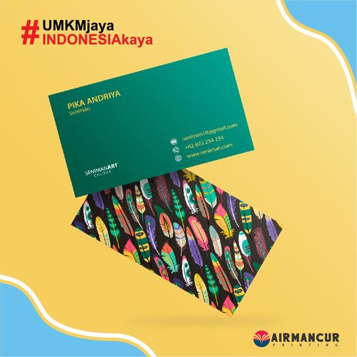 Jual Cetak/Print Kartu Nama/Name Card - 1 sisi - 1 Sisi, Ac260 (Glossy ...