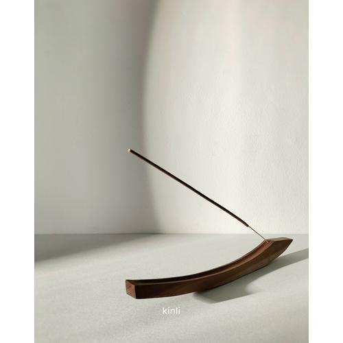 Jual lika wooden incense stick holder burner tempat dupa kayu natural ...