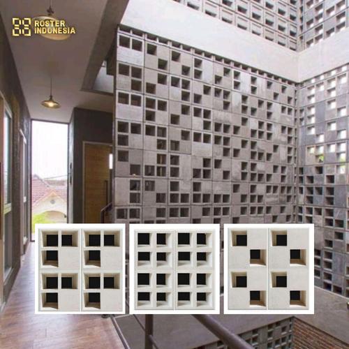 Jual Roster Dadu Beton Minimalis, Roster Minimalis Dadu, Ukuran 20 x 20 ...