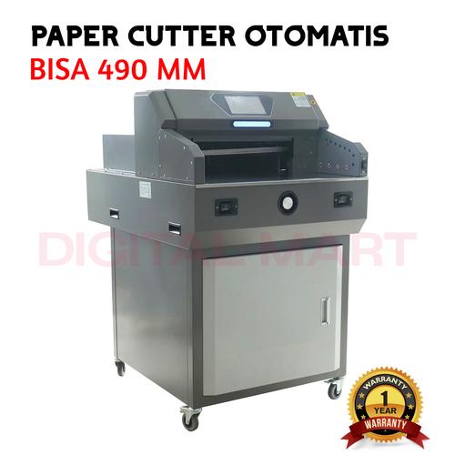 Jual Mesin Paper Cutter Otomatis 4908 Pemotong Kertas Cutting A3 A4 ...