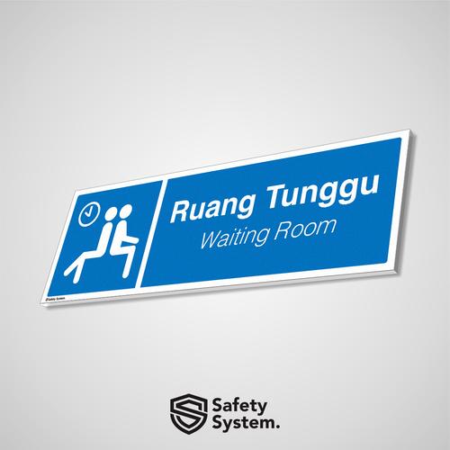 Jual Sign PVC label K3 office ruang tunggu waiting room - S - Kab ...