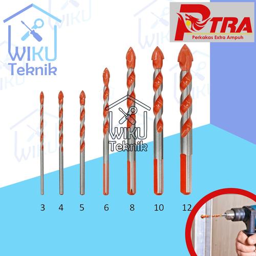 Jual PTRA SATUAN Mata Bor Multi 5 6 8 10 12 mm Besi Kayu Beton Granit Kaca - 3mm - Kota Bandung ...