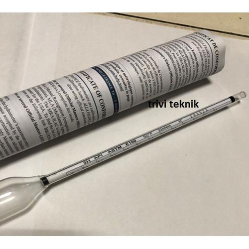 Jual density API hydrometer gravity 19-31,kadar cairan minyak astm E100 ...