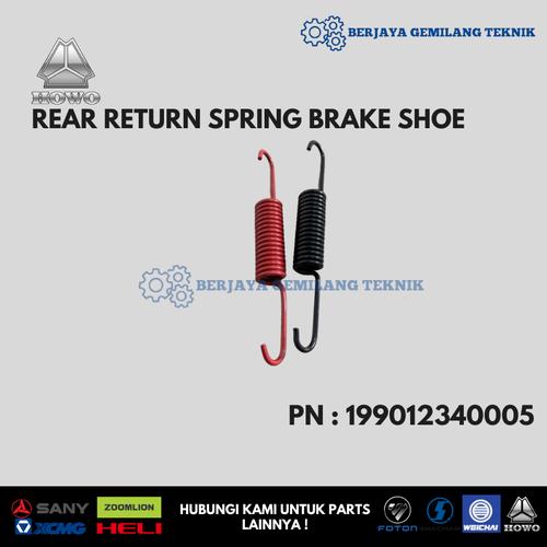 Jual 99012340005 Rear Return Spring Brake Shoe HOWO Sinotruck ...