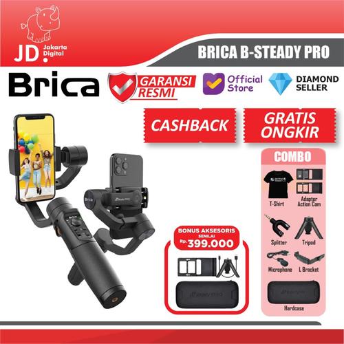 Promo Brica B-Steady PRO - BSteady PRO - 3Axis Smartphone Gimbal ...