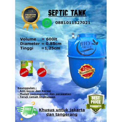 Jual Septic Tank Bio, Biotank - Biofil, Septic Tank BioGrace BG 600 ...