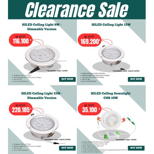 Jual SALE: Lampu LED Ceiling Cahaya Spot fokus - Ceiling 9W Dim ...