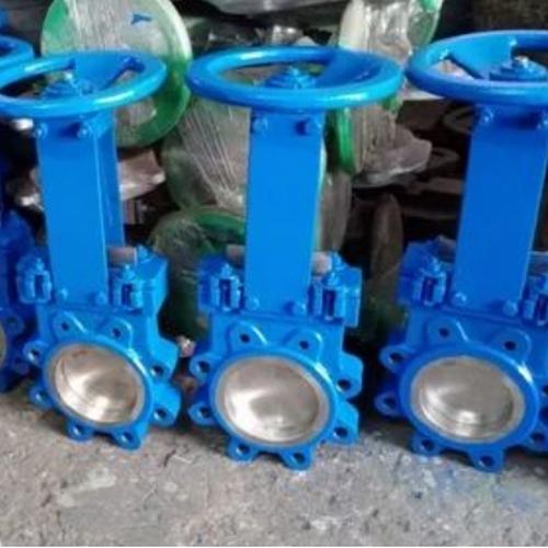 Jual Knife Gate Valve Cast Iron Jis 10k 5" inch DN 125 Knife Valve ...