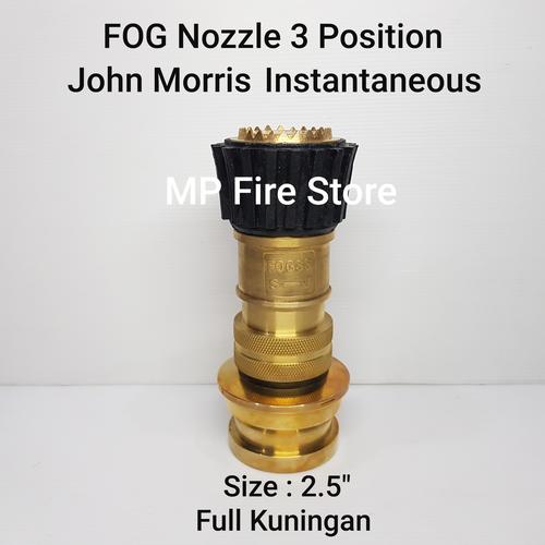 Jual FOG NOZZLE JOHN MORRIS 2.5 JET SPRAY 3 POSITION KUNINGAN ...