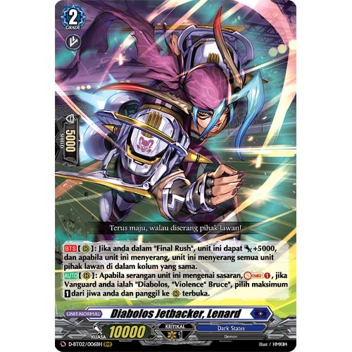 Jual Diabolos Jetbacker, Lenard (RRR) | D-BT02 | Bahasa Vanguard - Jakarta Barat - Carttu ...