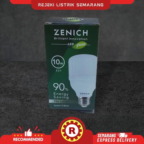 Jual LAMPU LED BULB ZENICH 10W WARNA PUTIH, LAMPU LED MURAH - 1 tahun ...