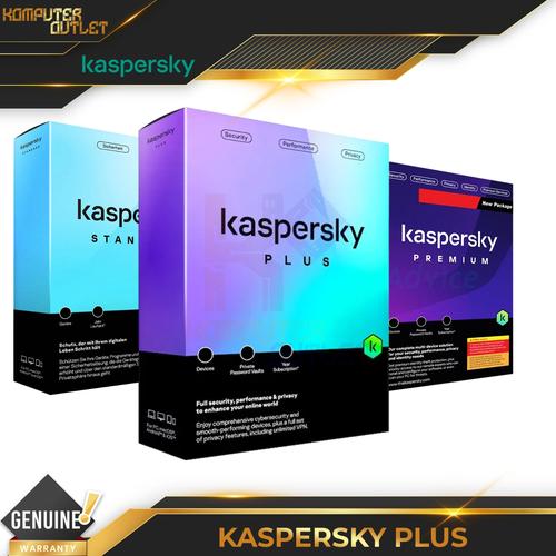 Jual Kaspersky Plus 5 User 3 User 1 User Anti-Virus Internet Security ...