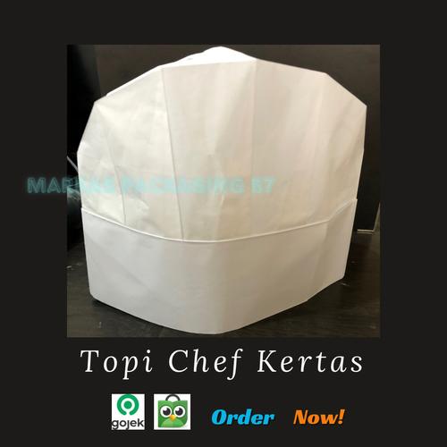 Jual Topi Chef Kertas / Chef Hat Paper - 20 cm - Kota Bandung - Markas ...