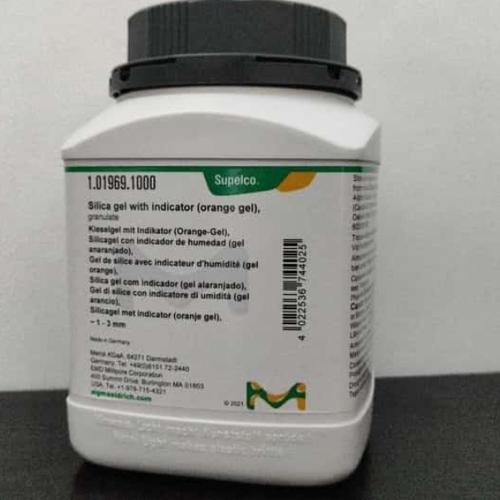 Jual Silica Gel With Indicator (Orange Gel) / SiO2 . xH2O brand MERCK ...