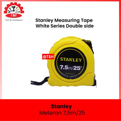 Jual Stanley Measuring Tape | White Double side | STHT 33-493-8 7.5Mtr ...