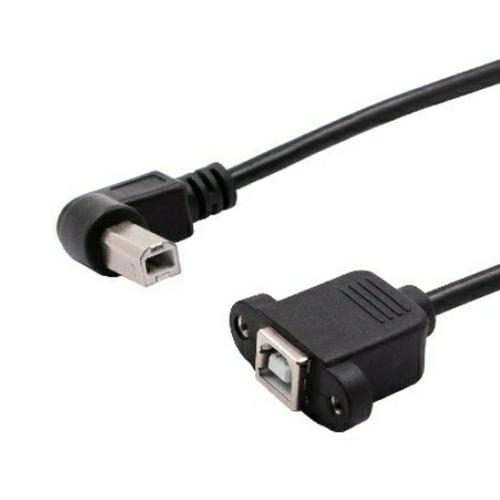 Jual USB Type B male to USB B female Printer Panel Mount - Straight ...