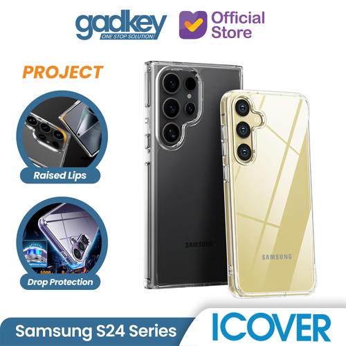 Jual Case Samsung S24 Ultra Plus iCover Project Clear Casing - S24 Plus ...