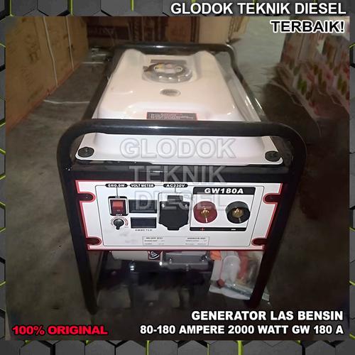 Jual Genset Las 180 Ampere GW180A Welding Generator Tesla GW-180A ...