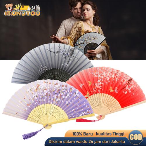 Jual Kipas Lipat Tangan Jepang Kipas China Tradisional Untuk Tari ...