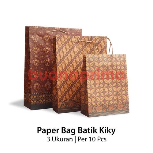 Jual Paper Bag Batik Kiky per 10 Lembar 3 Ukuran Tas Kertas Goodie ...