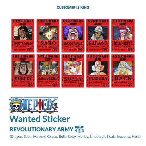 Jual Stiker Sticker One Piece Wanted Bounty Poster Murah Banyak Varian ...