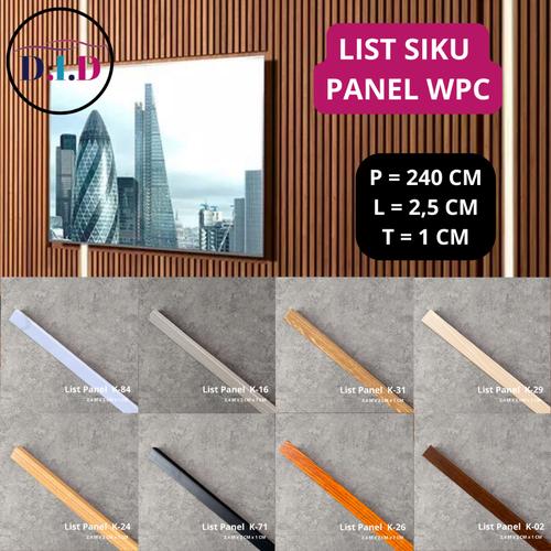 Jual LIST SUDUT SIKU L WPC PER BATANG LIS WALL PANEL LIS WPC - K-71 ...
