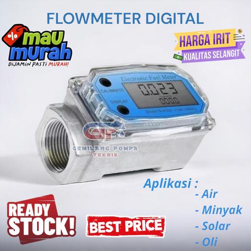 Jual Flow meter solar 2 inch Flow meter Minyak/Air 2" Flowmeter Turbine ...