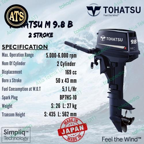 Jual Tohatsu Mesin Tempel Outboard 9.8 PK 2 Tak Made In Japan Original - Jakarta Barat - Asia ...