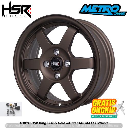 Jual HSR TOKYO R15 BAUT 4X100 PNP MOBIL RIO MAZDA2 FIESTA KARIMUN IGNIS ...