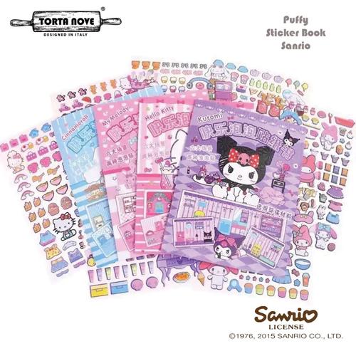 Jual Puffy sticker activity book buku stiker sanrio quiet busy book ...