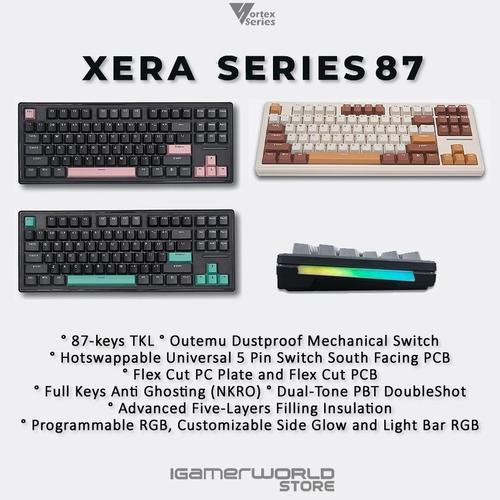 Jual VortexSeries Xera Series 87 Gasket Mount Wired Mechanical Keyboard ...