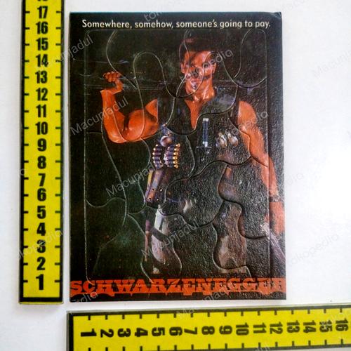 Jual Puzzle jadul Schwarzenegger, Mainan jadul90an mainan vintage ...