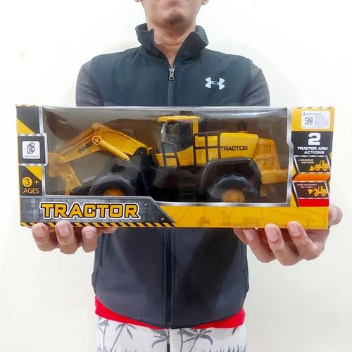 Jual Diecast Truk Traktor Shovel Mainan Miniatur Mobil Beko Excavator ...