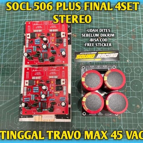 Jual Best SOCL 506 PLUS FINAL STEREO 4SET PLUS KIT ELCO PSU TINGGAL ...