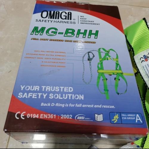 Jual Sabuk Pengaman Full Body Safety Harness OMEGA MG-BHH Single Hook ...