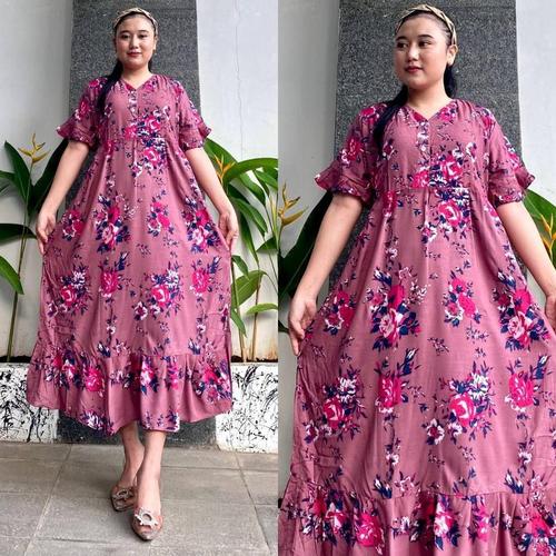 Jual New Daster Wanita Daster Palapa Ld 120Cm Jumbo Daster Rayon Bumil ...